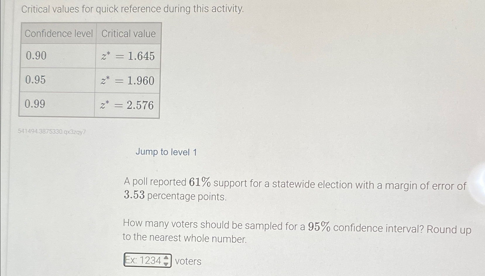 Solved Critical values for quick reference during this | Chegg.com