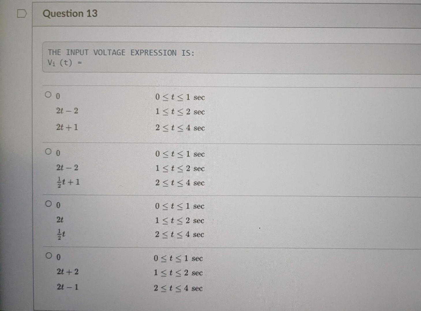 Solved THE OUTPUT OF A DIFFERENTIATOR CIRCUIT WITH | Chegg.com