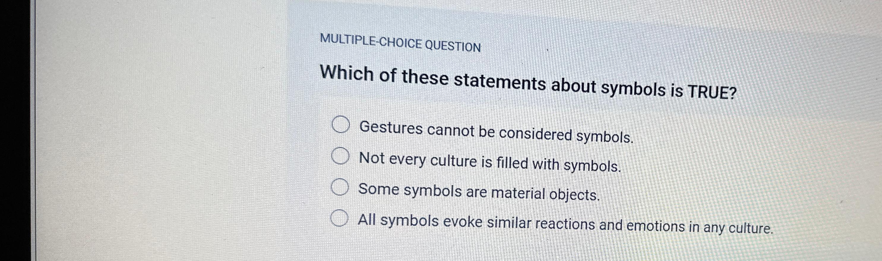 Solved MULTIPLE-CHOICE QUESTIONWhich of these statements | Chegg.com