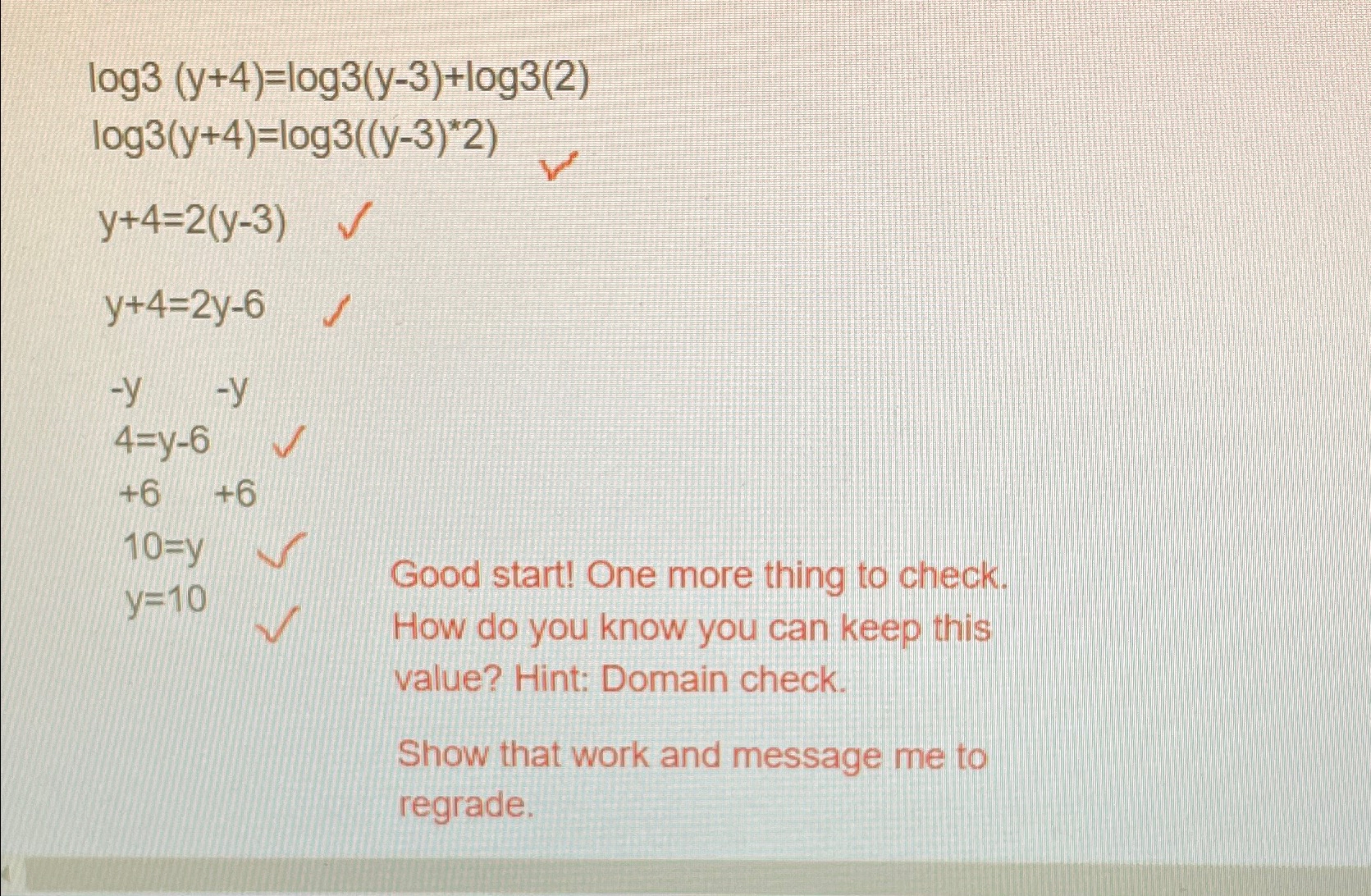 Solved Solve the following logarithmic | Chegg.com