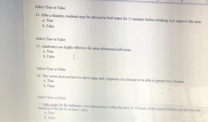 Solved Select True or False 1. Diverticulitis occurs when | Chegg.com