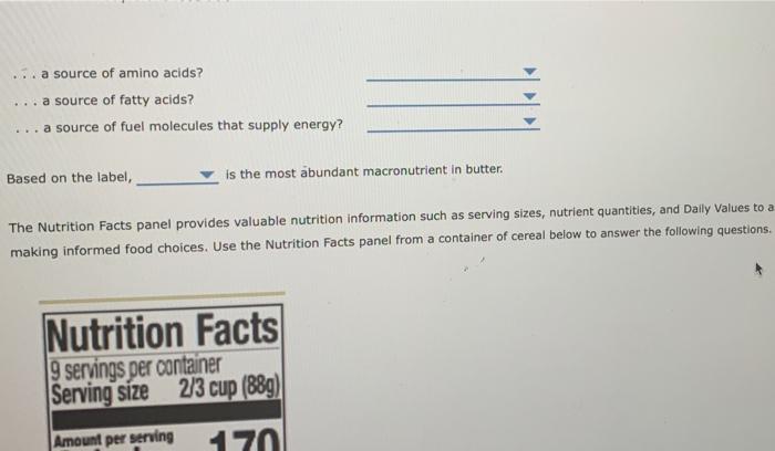 Solved - A closer look--Nutrition standards and guidelines | Chegg.com Solved - A closer look--Nutrition standards and guidelines | Chegg.com