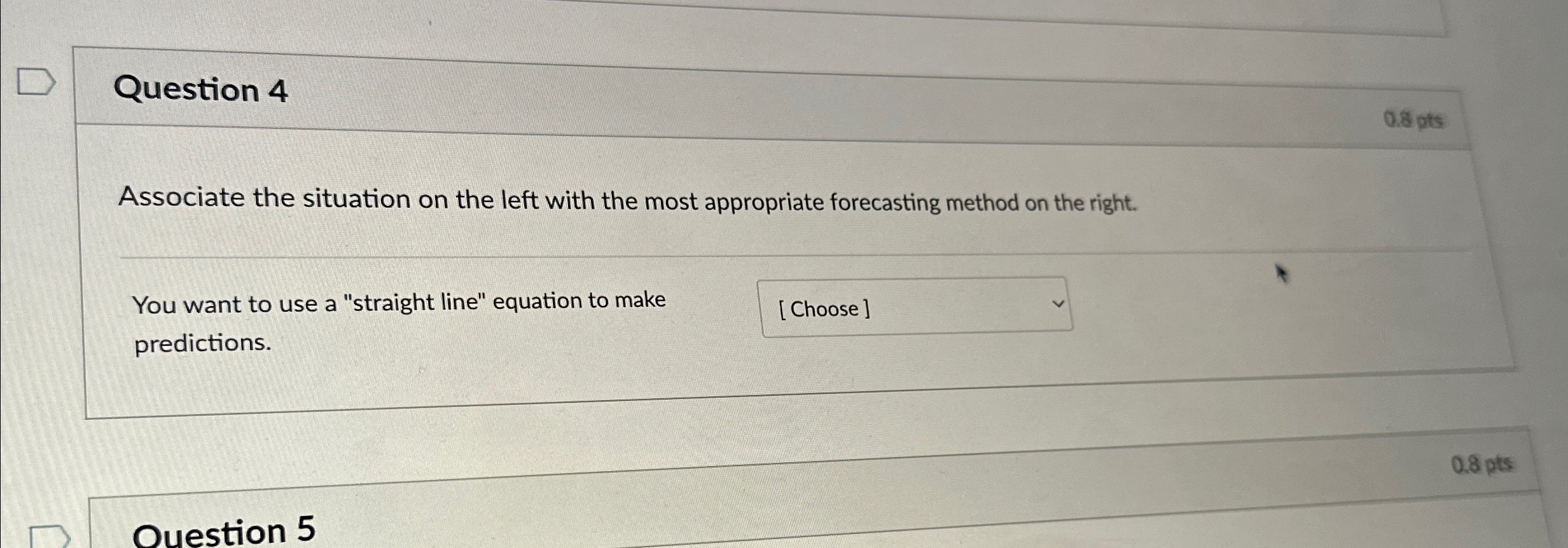 Solved Question 4Associate the situation on the left with | Chegg.com
