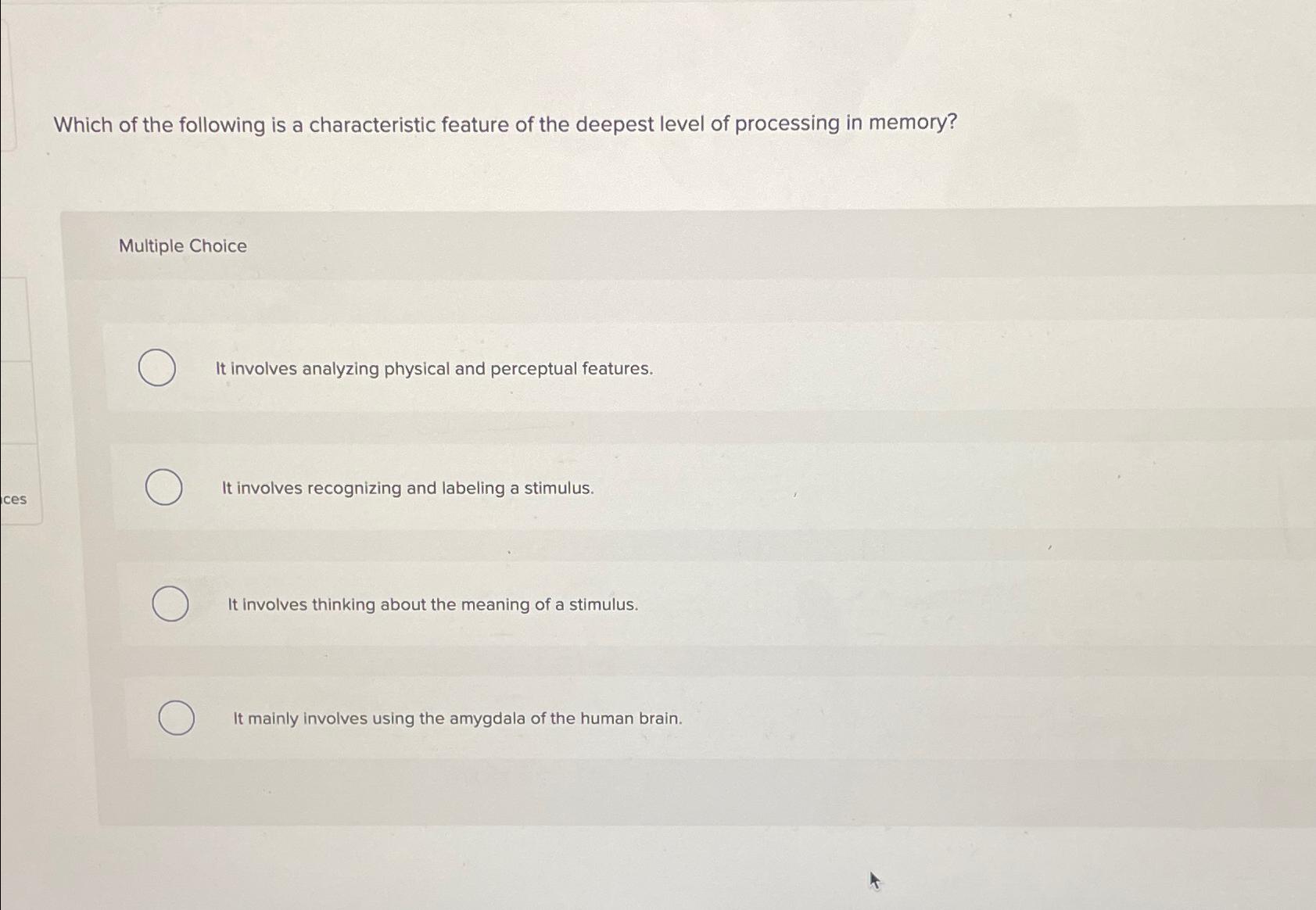 Solved Which of the following is a characteristic feature of | Chegg.com