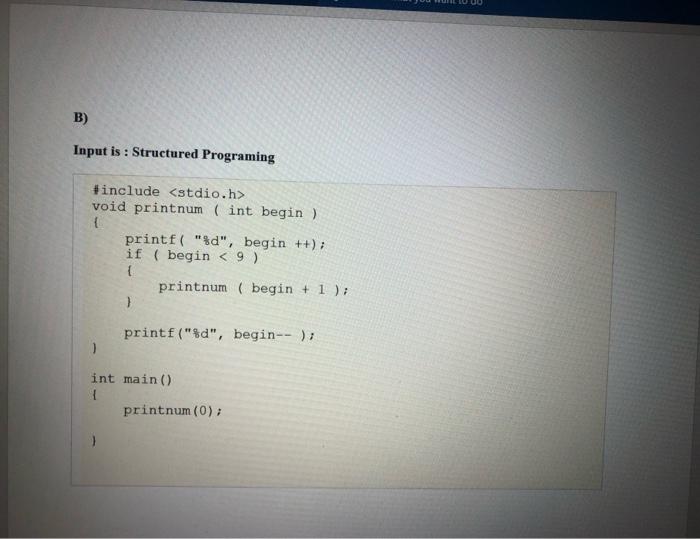 Solved Question 1 [3marks): What is the outputs of the | Chegg.com
