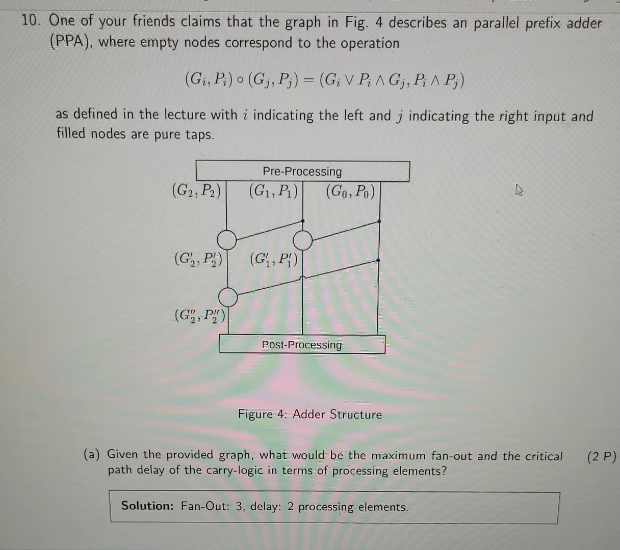 how do u get fan-out 3? and critical path delay of | Chegg.com
