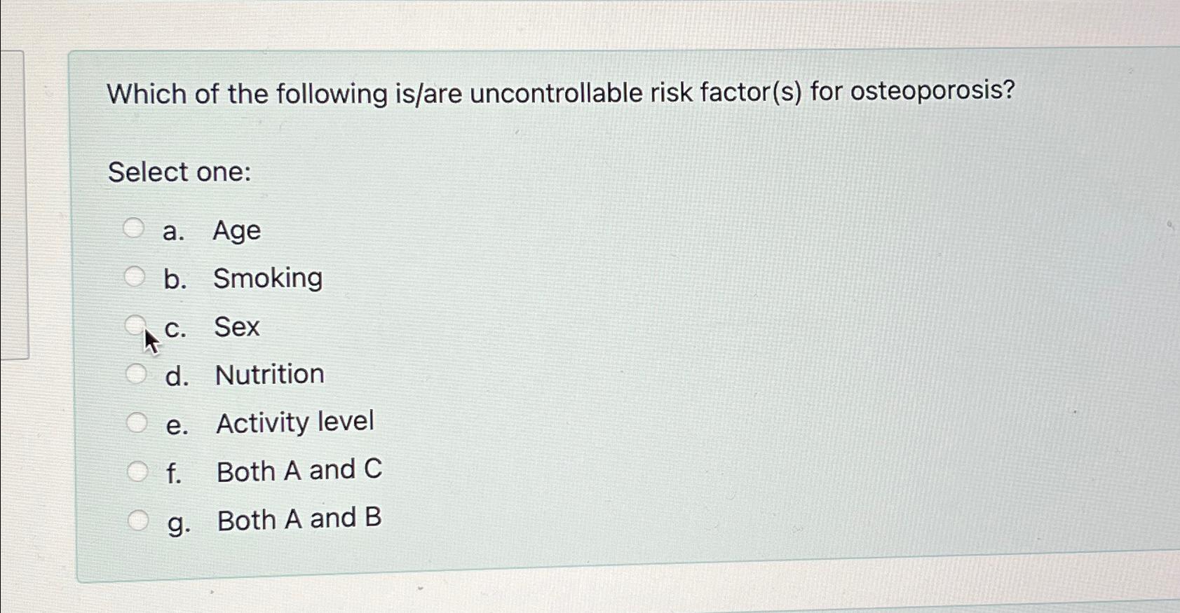 Solved Which of the following is/are uncontrollable risk | Chegg.com