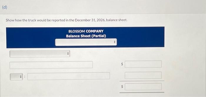 Solved Prepare the journal entry to record 2026 | Chegg.com