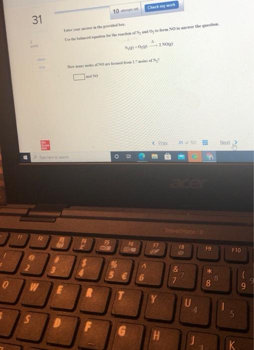Solved 10 Check my work 31 were the provided bes. the code | Chegg.com
