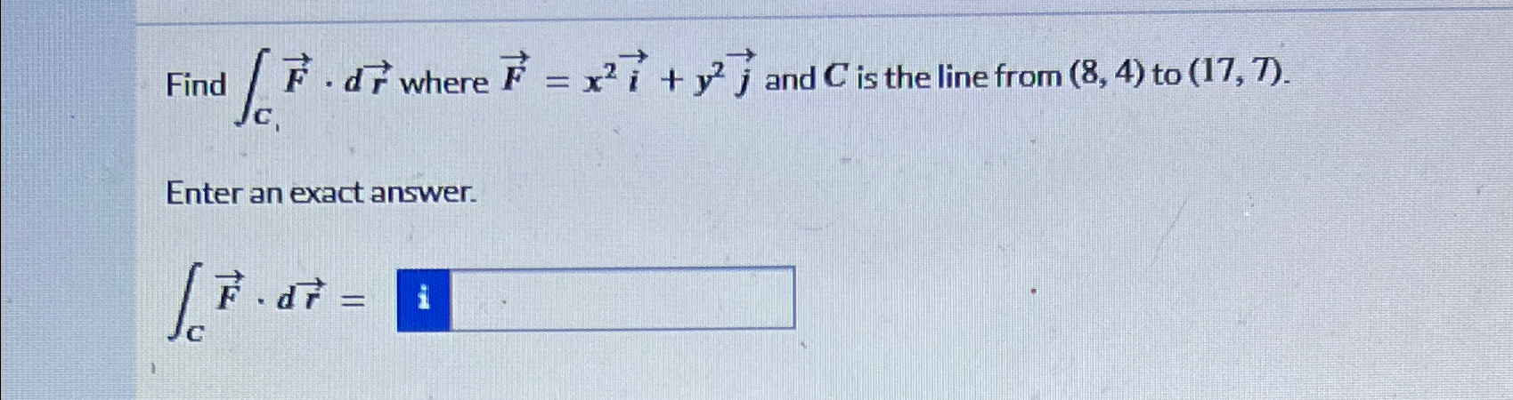Solved Find ∫C1﻿vec(F)*dvec(r) ﻿where | Chegg.com