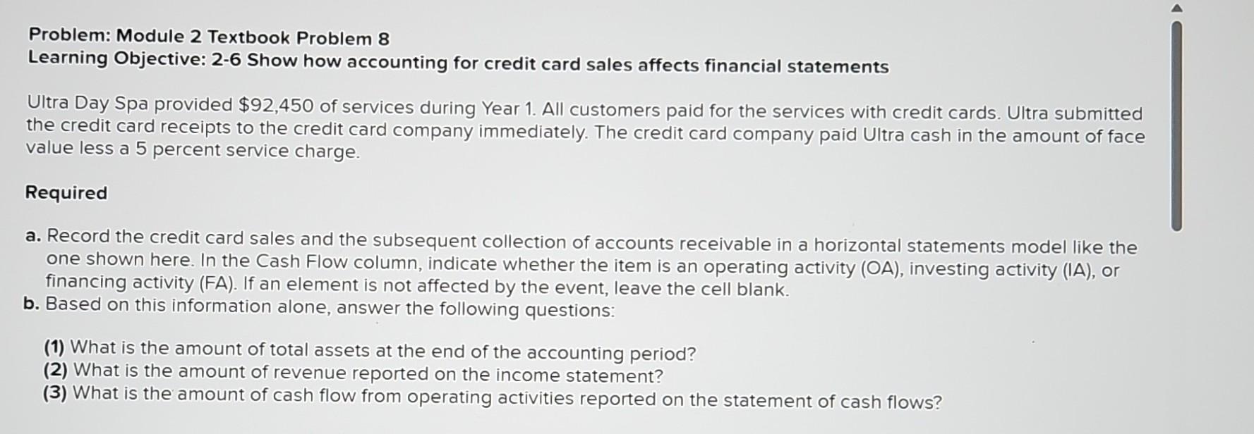 Solved Problem: Module 2 Textbook Problem 8 Learning | Chegg.com