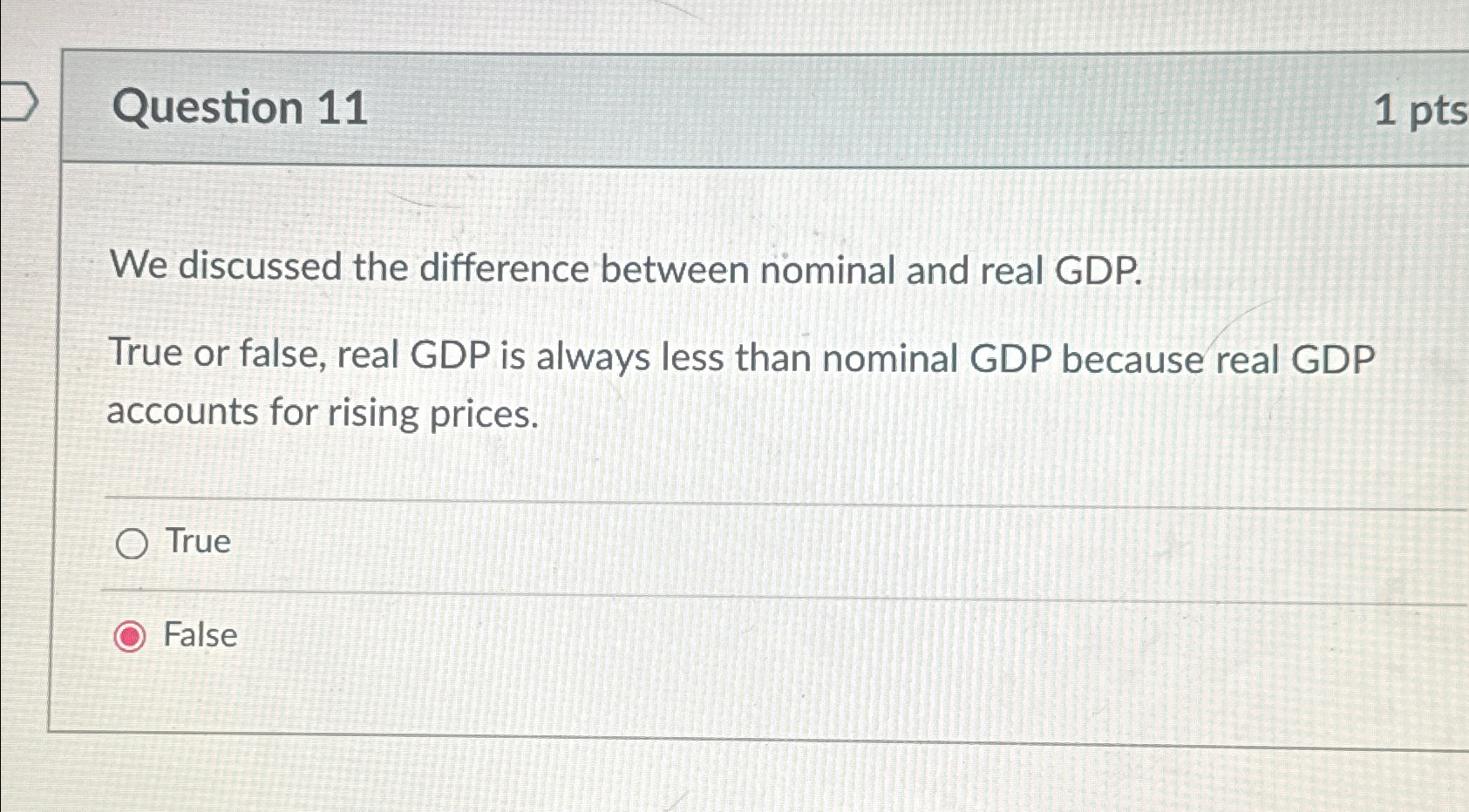 Solved Question 11We discussed the difference between | Chegg.com