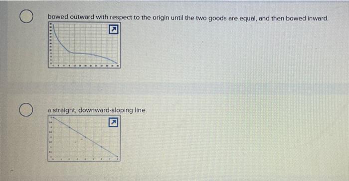 Solved If an economy experiences increasing opportunity | Chegg.com