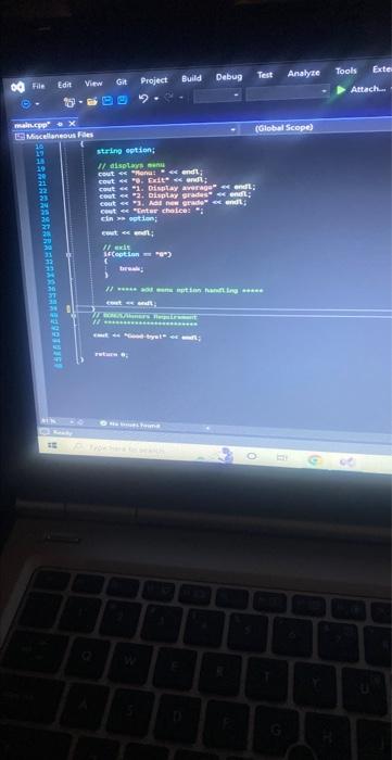 Solved c++ please my starting cpp file is in picture below( | Chegg.com