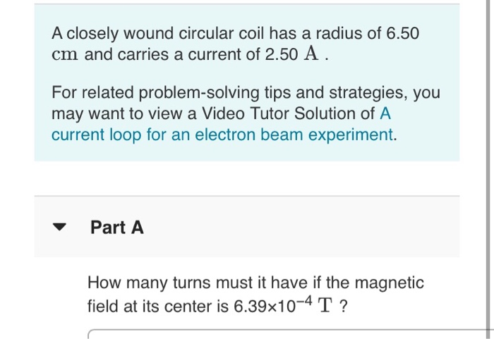Solved A closely wound circular coil has a radius of 6.50 cm | Chegg.com