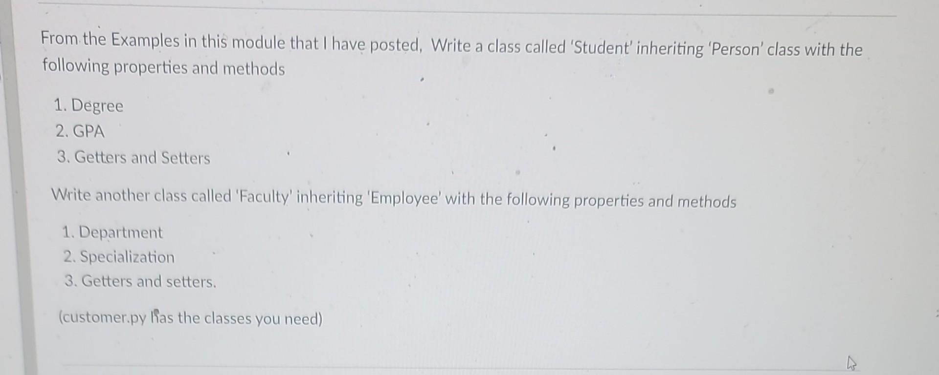 Solved From the Examples in this module that I have posted, | Chegg.com