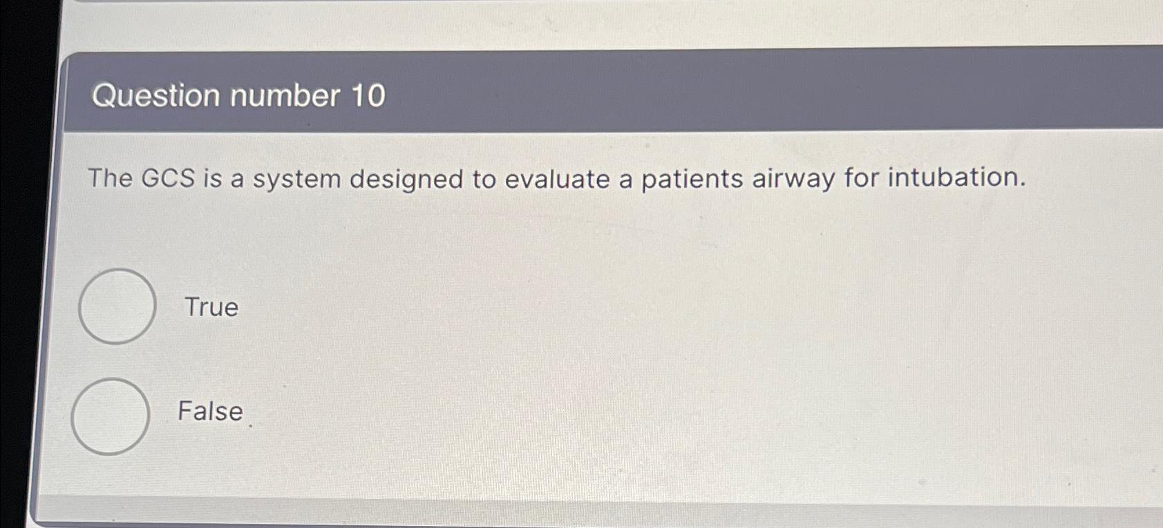 Solved Question number 10The GCS is a system designed to | Chegg.com