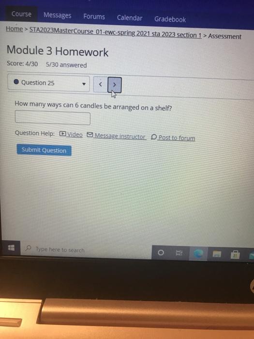 Solved Course Messages Forums Calendar Gradebook Home > | Chegg.com