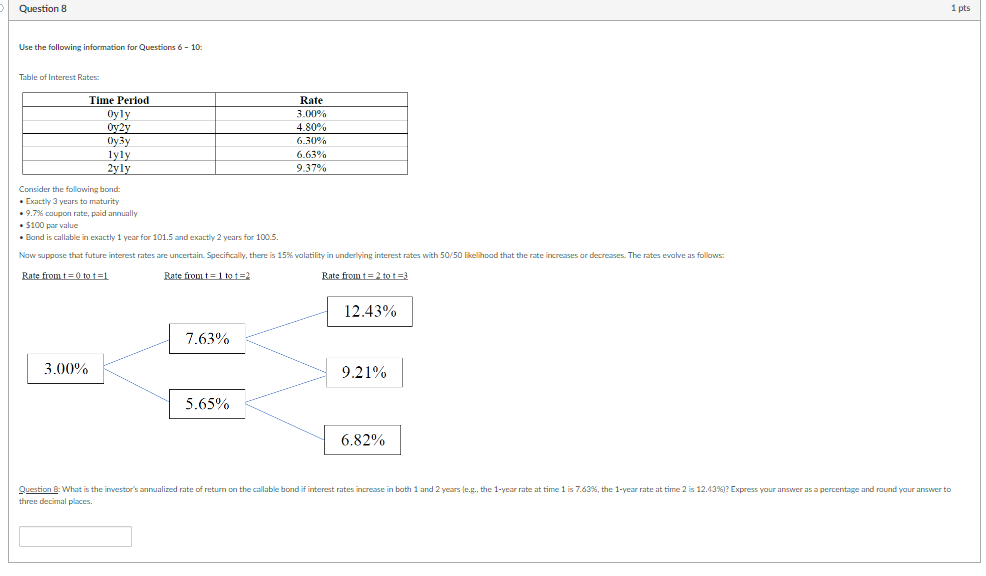 Solved Question 8Use the following information for Questions | Chegg.com