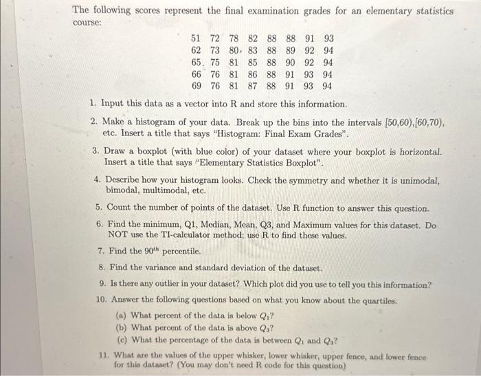 Solved In R studio. how do you find the upper and lower | Chegg.com