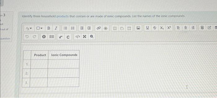Solved on 3 t ed out of question Identify three household | Chegg.com