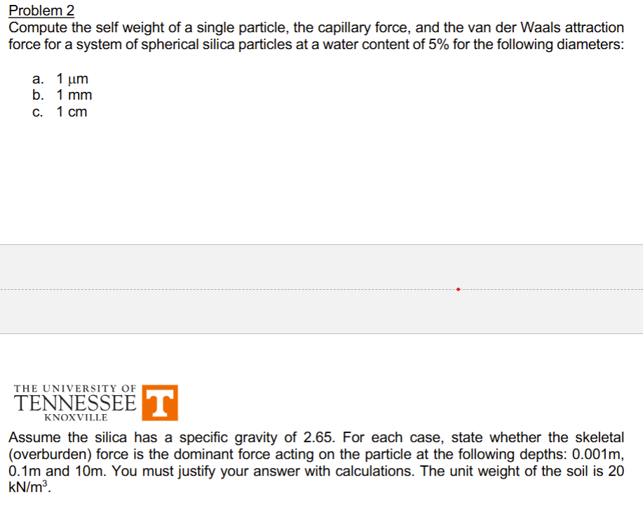 Problem 2Compute the self weight of a single | Chegg.com