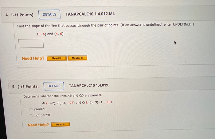 Solved 4. [-/1 Points) DETAILS TANAPCALC10 1.4.012.MI. Find | Chegg.com Solved 4. [-/1 Points) DETAILS TANAPCALC10 1.4.012.MI. Find | Chegg.com