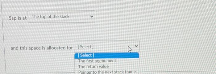 Solved $sp is atand this space is allocated forConvert the C | Chegg.com