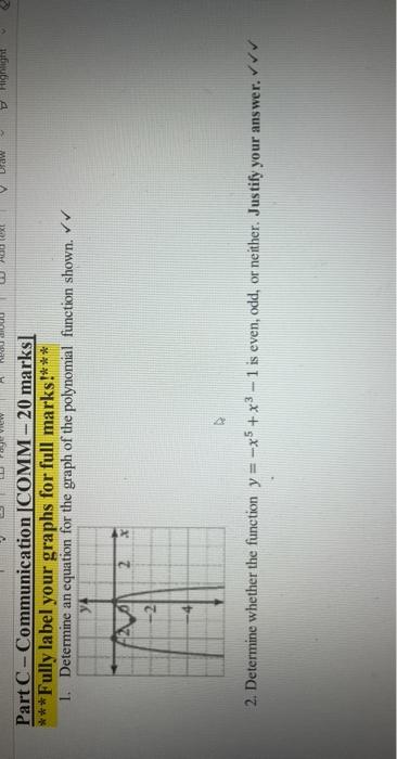 Solved Part C-Communication [COMM - 20 marks] *** Fully | Chegg.com