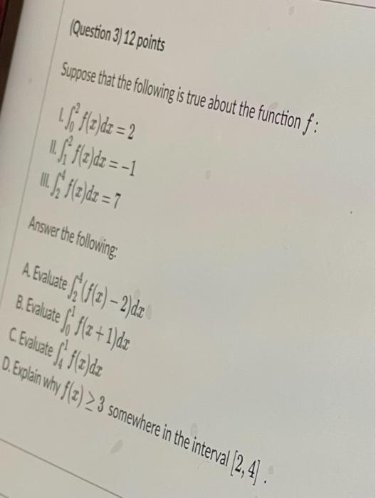 Solved (Question3)12points Suppose that the following is | Chegg.com Solved (Question3)12points Suppose that the following is | Chegg.com