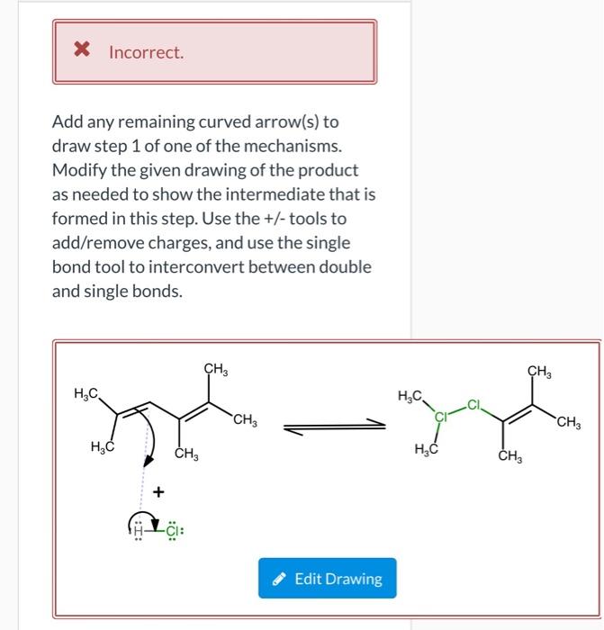 Solved X Incorrect. Add any remaining curved arrow(s) to | Chegg.com Solved X Incorrect. Add any remaining curved arrow(s) to | Chegg.com