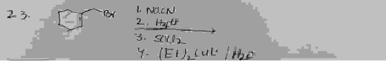 Solved Must write step by step synthesis of the following | Chegg.com