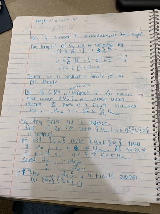 Solved Problem 3. (a) Prove that any Cantor set (not just | Chegg.com