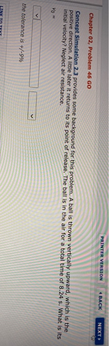 Solved PRINTER VERSION 4 BACK NEXT Chapter 02, Problem 46 GO | Chegg.com