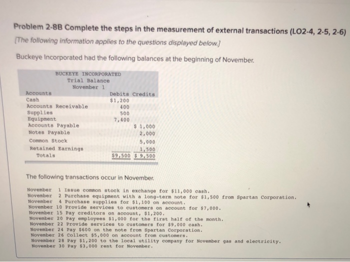 Solved Problem 2-4B Record transactions (LO2-4) Ell owns an | Chegg.com