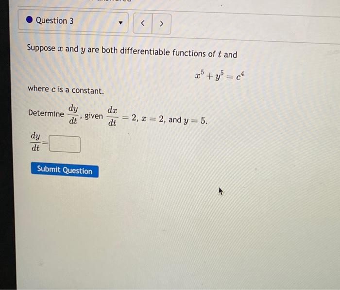 Solved Suppose x and y are both differentiable functions of | Chegg.com