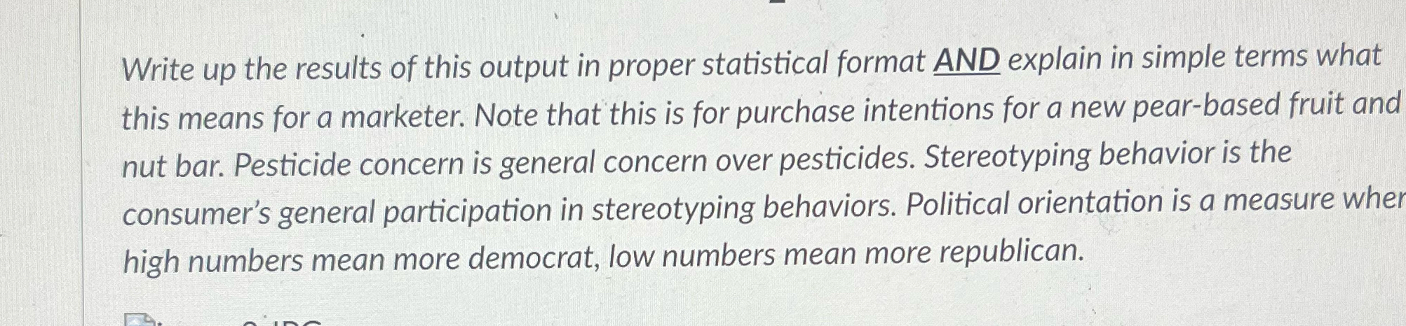 Solved Write up the results of this output in proper | Chegg.com