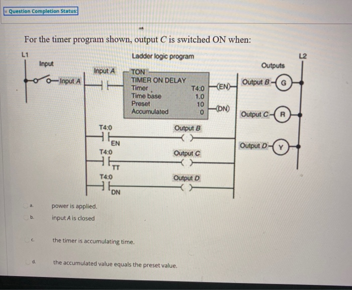 Solved Question Completion Status: For the timer program | Chegg.com