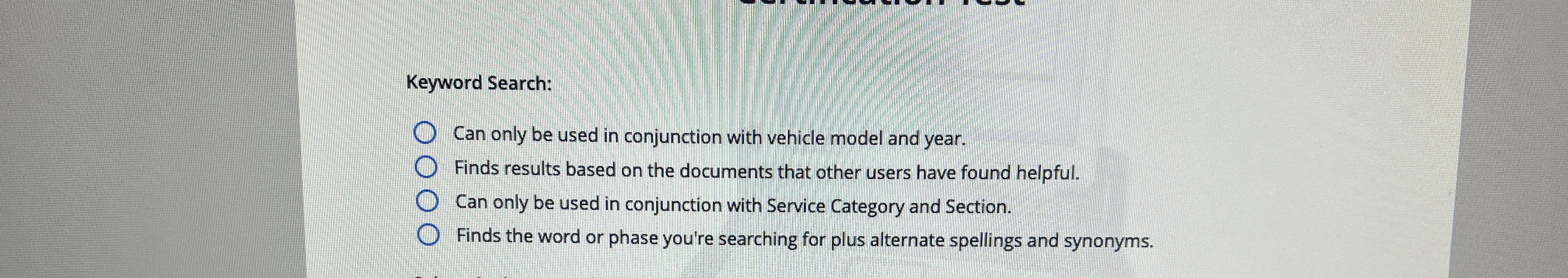 Solved Keyword Search:Can only be used in conjunction with | Chegg.com