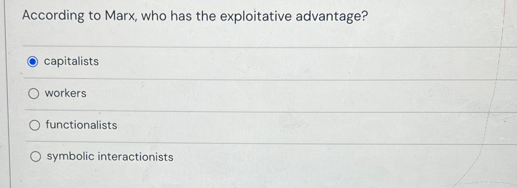 Solved According to Marx, who has the exploitative | Chegg.com