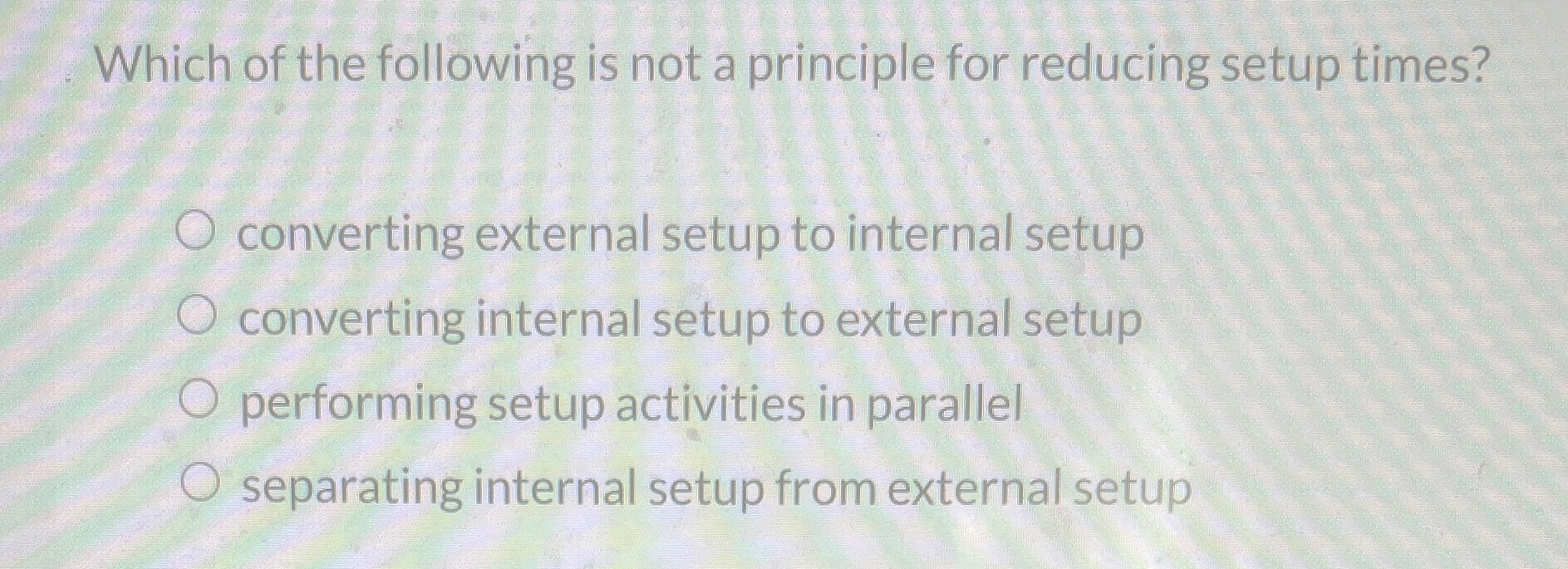 Solved Which of the following is not a principle for | Chegg.com
