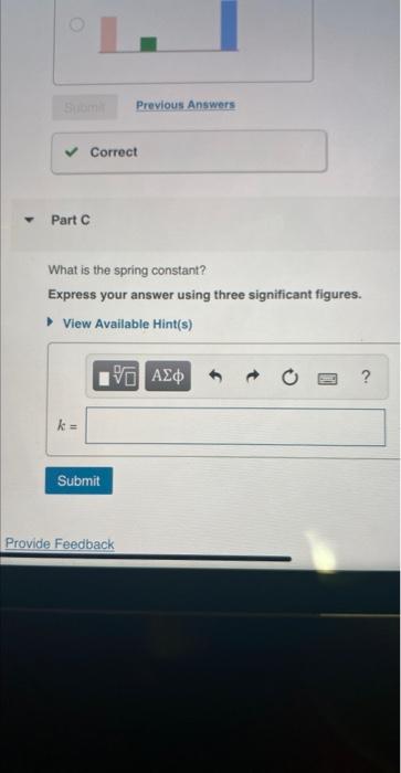 Solved In a physics lab experiment, a spring clamped to the | Chegg.com