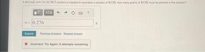 Solved × Incorrect; Try Again; 9 attempts remainingExpress | Chegg.com