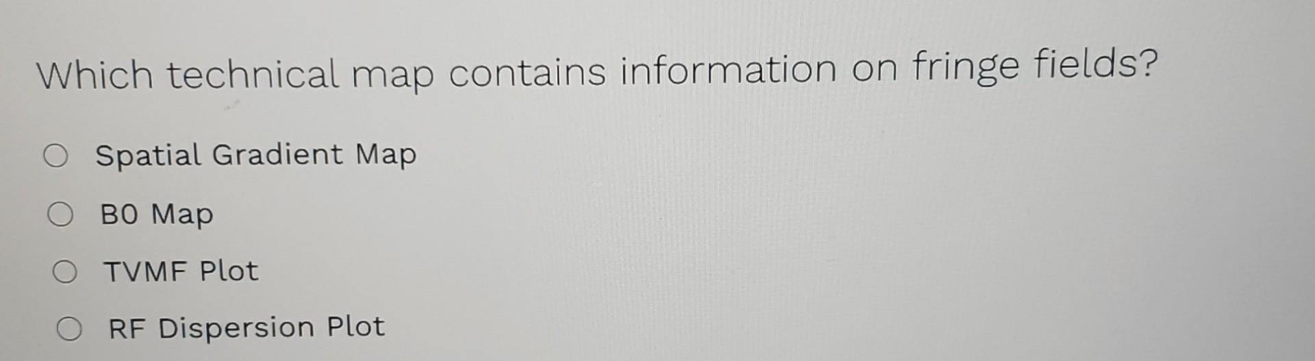 Solved Which technical map contains information on fringe | Chegg.com