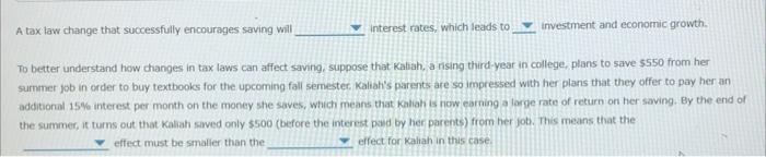 Solved 1st blank options: increase / decrease 2nd blamk | Chegg.com