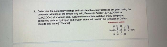 Solved 4. Determine the net energy change and calculate the | Chegg.com