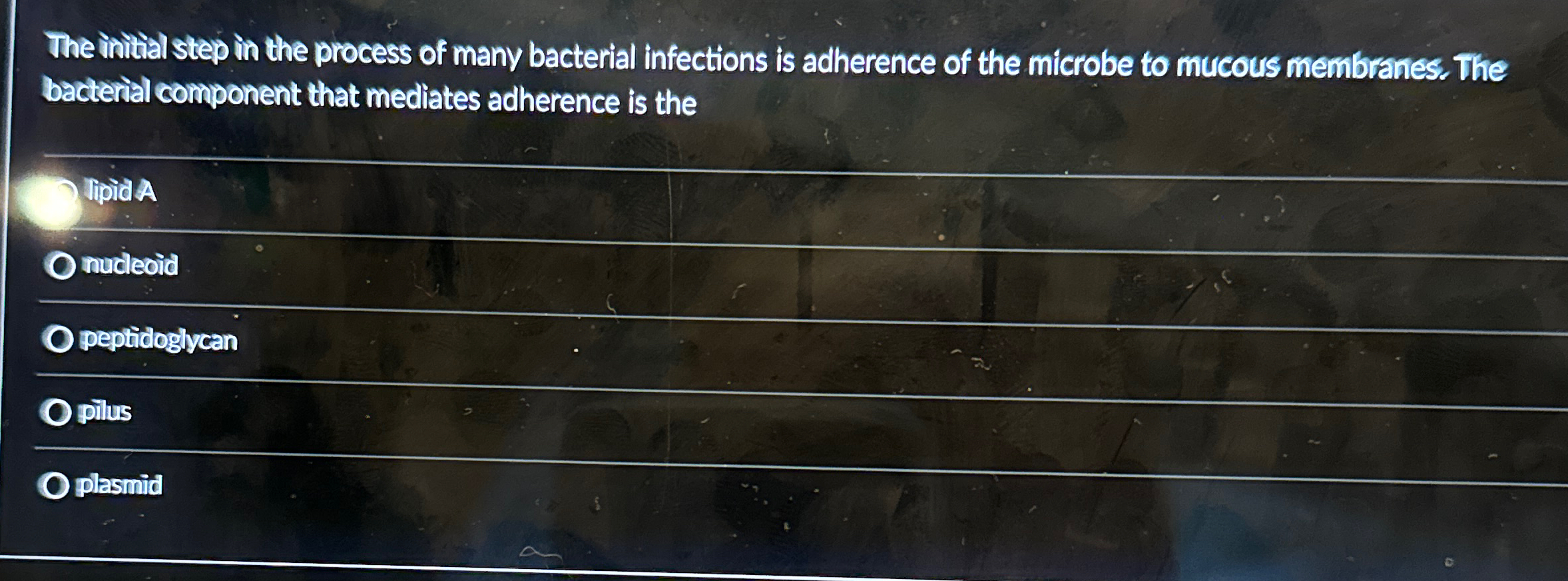 Solved The initial step in the process of many bacterial | Chegg.com