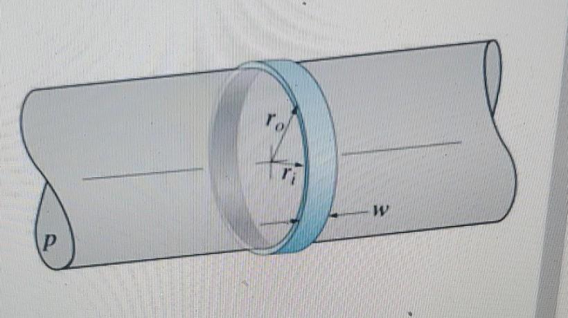 Solved w Determine the change in the internal radius of | Chegg.com