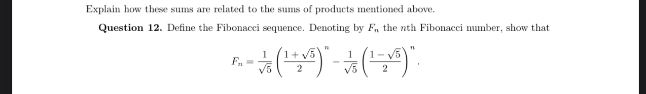 Solved Explain how these sums are related to the sums of | Chegg.com