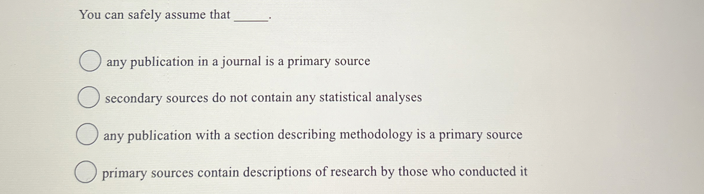 Solved You can safely assume thatany publication in a | Chegg.com